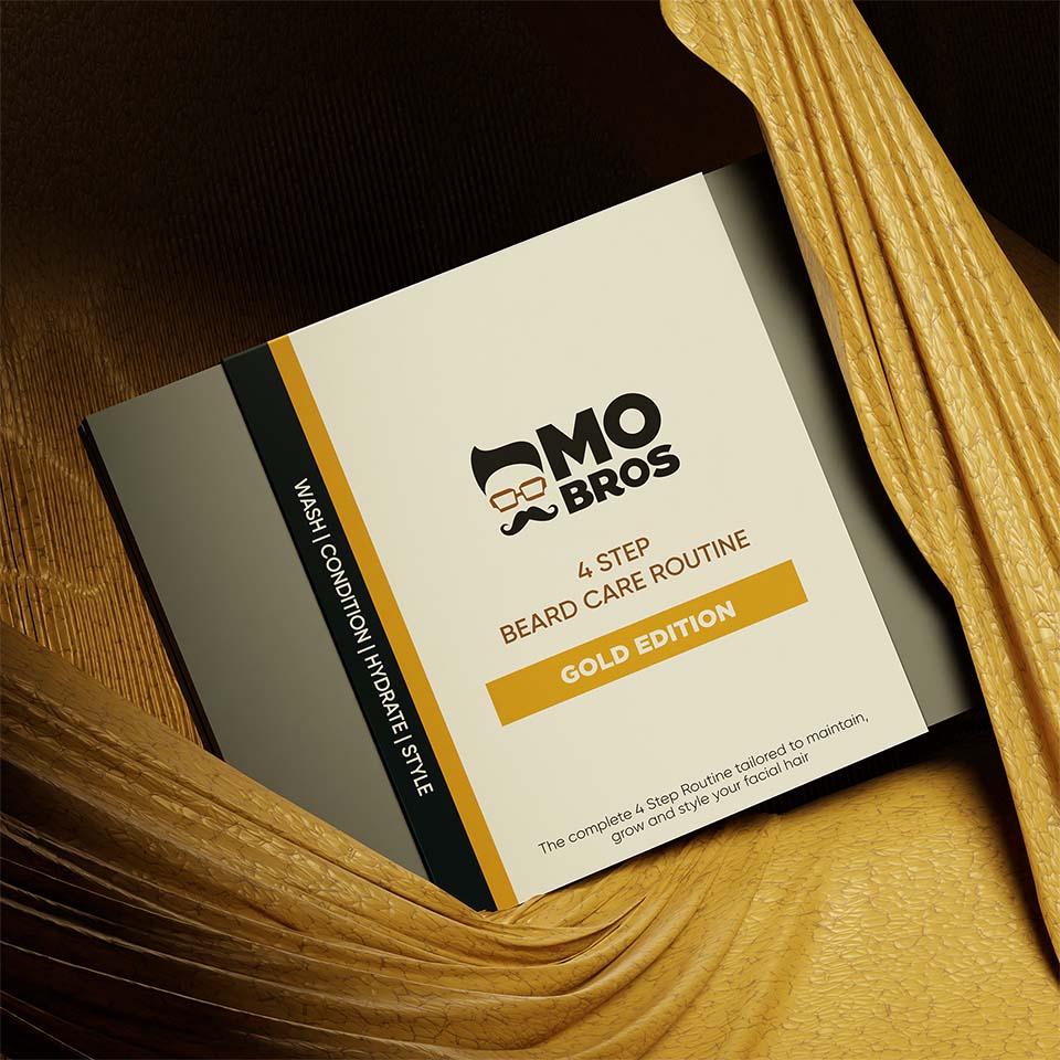4 STEP BEARD CARE KIT - GOLD EDITION – Mo Bro's