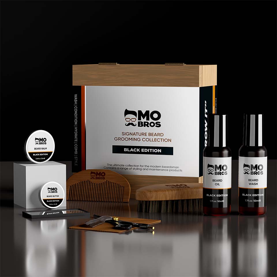 Beard Growth Kit | Personalised Grooming Gift Set For Men – Mo Bro's