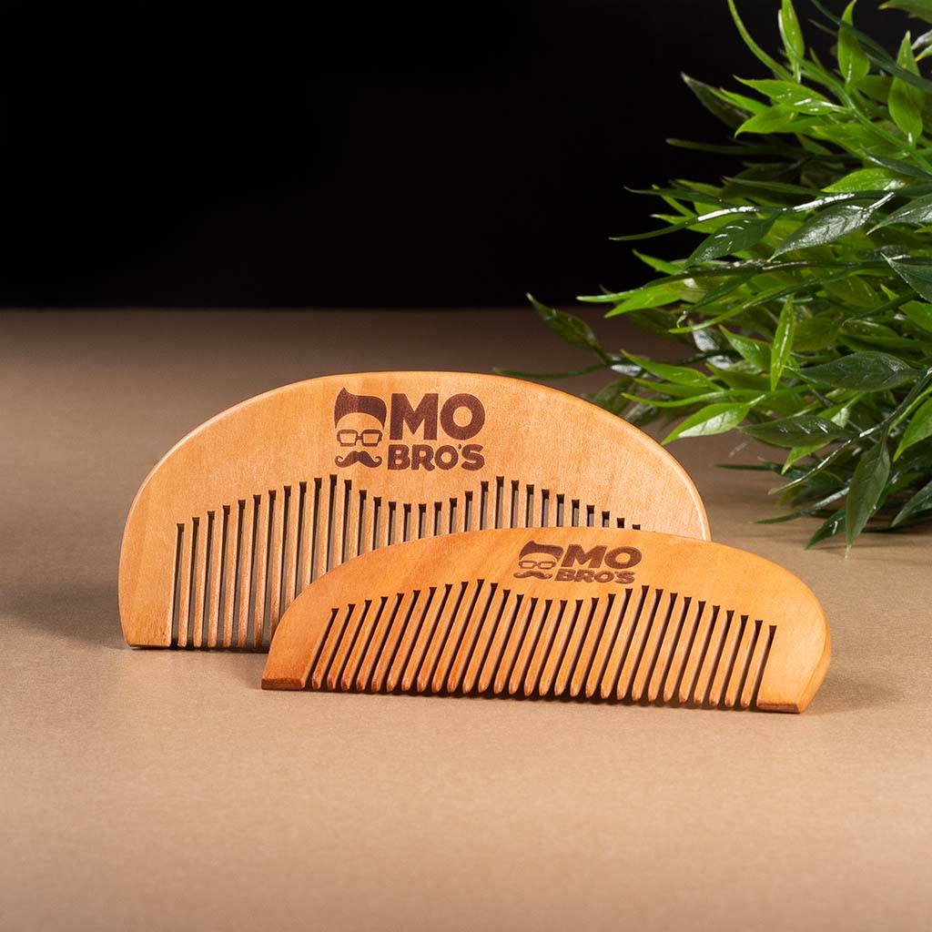 Wooden Beard Comb | Essential Beard Grooming | Mo Bros – Mo Bro's
